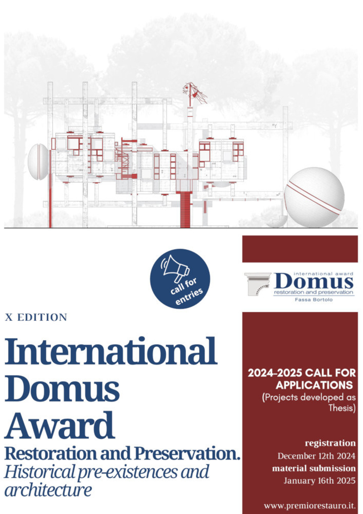 INTERNATIONAL AWARD DOMUS RESTORATION AND PRESERVATION FASSA BORTOLO. - INTERNATIONAL AWARD ...