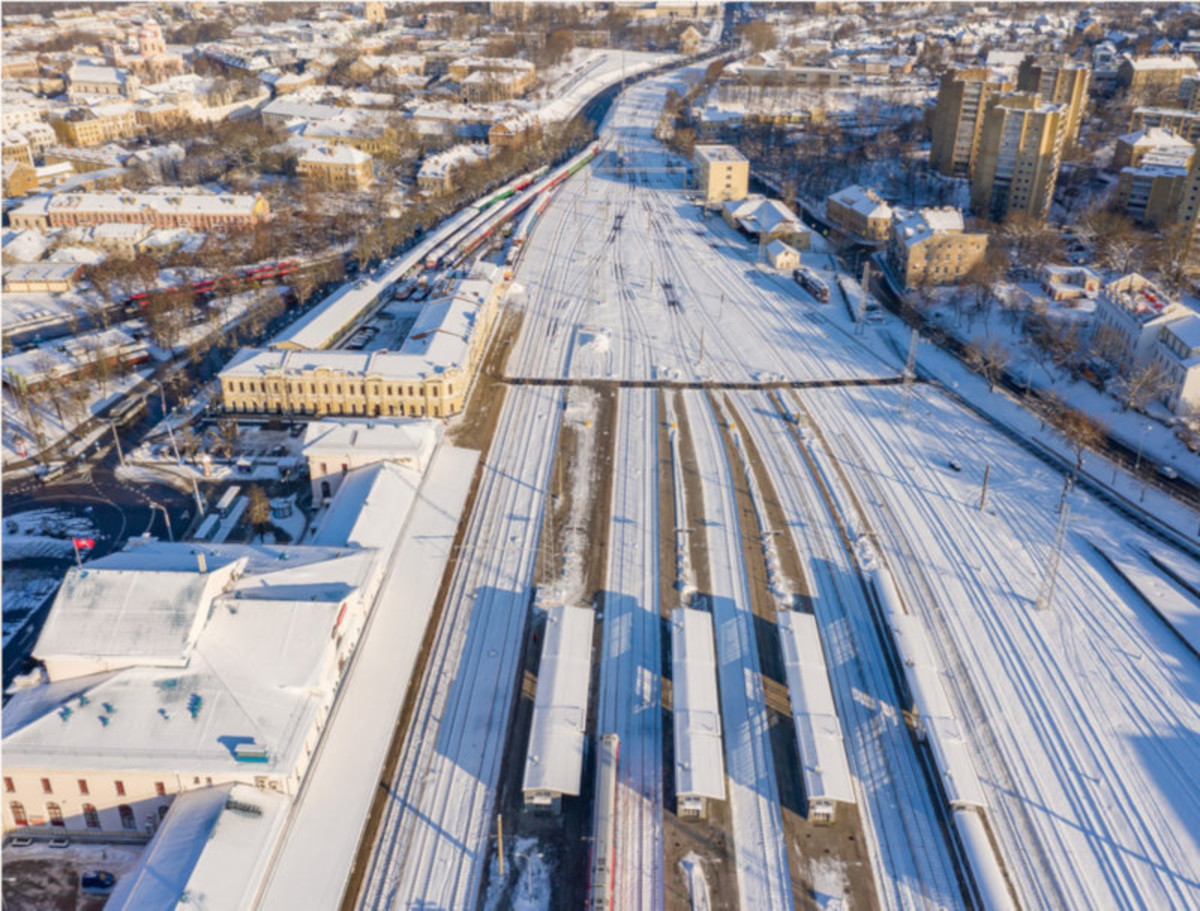 Vilnius Railway Station Complex, Central Station Square and Public ...